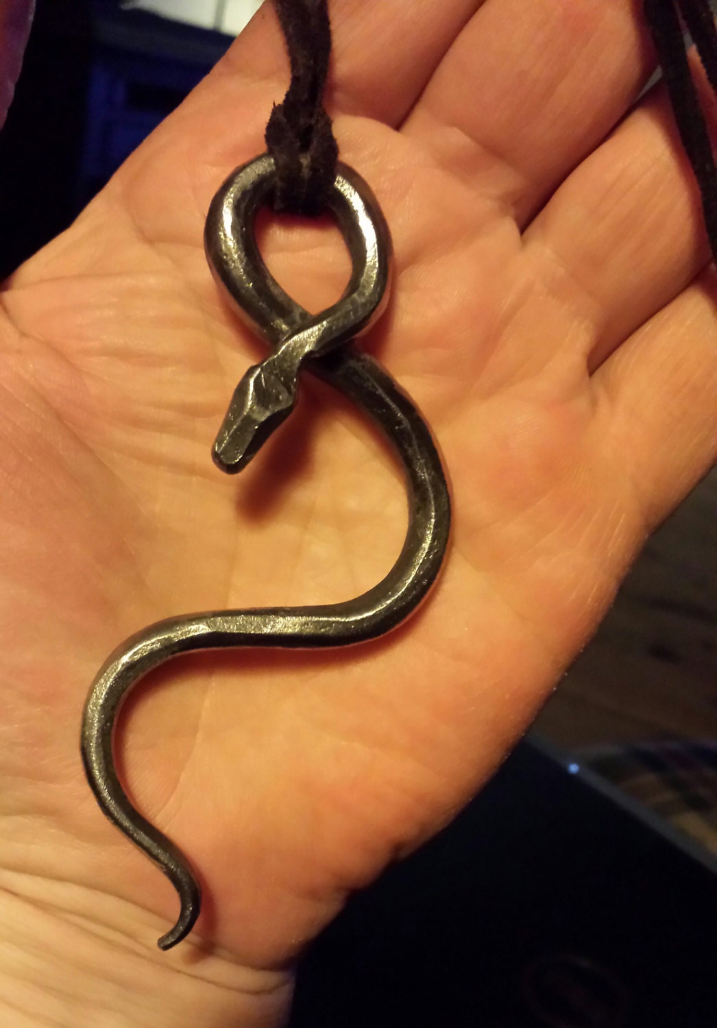 Snake pendantgift for snake lover6th year anniversary gift | Etsy