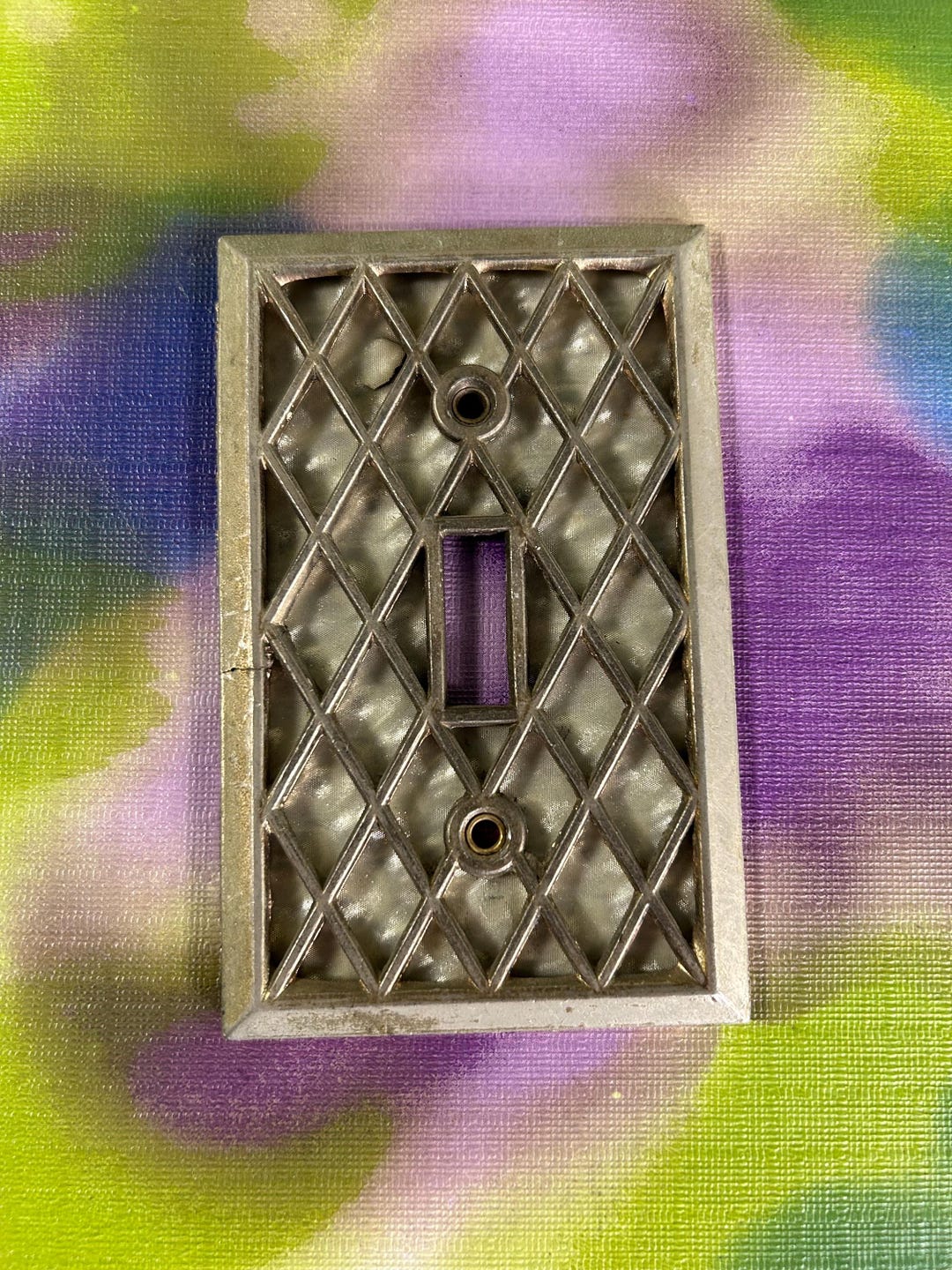 Hollywood Regency Light Switch Plate Cover Brass Color Metal - Etsy