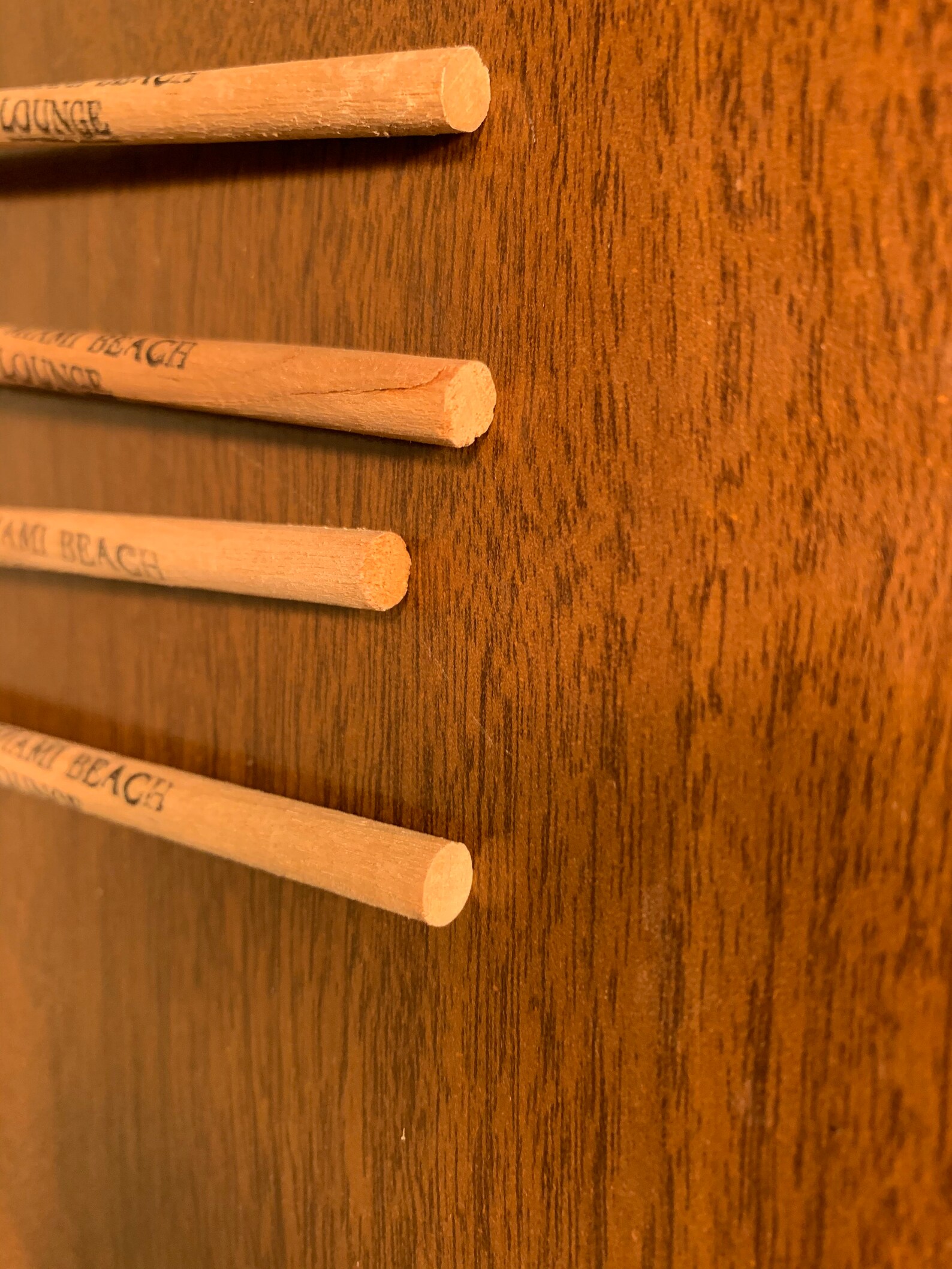 Set of 4 Wooden Swizzle Stir Sticks Miami Beach - Etsy