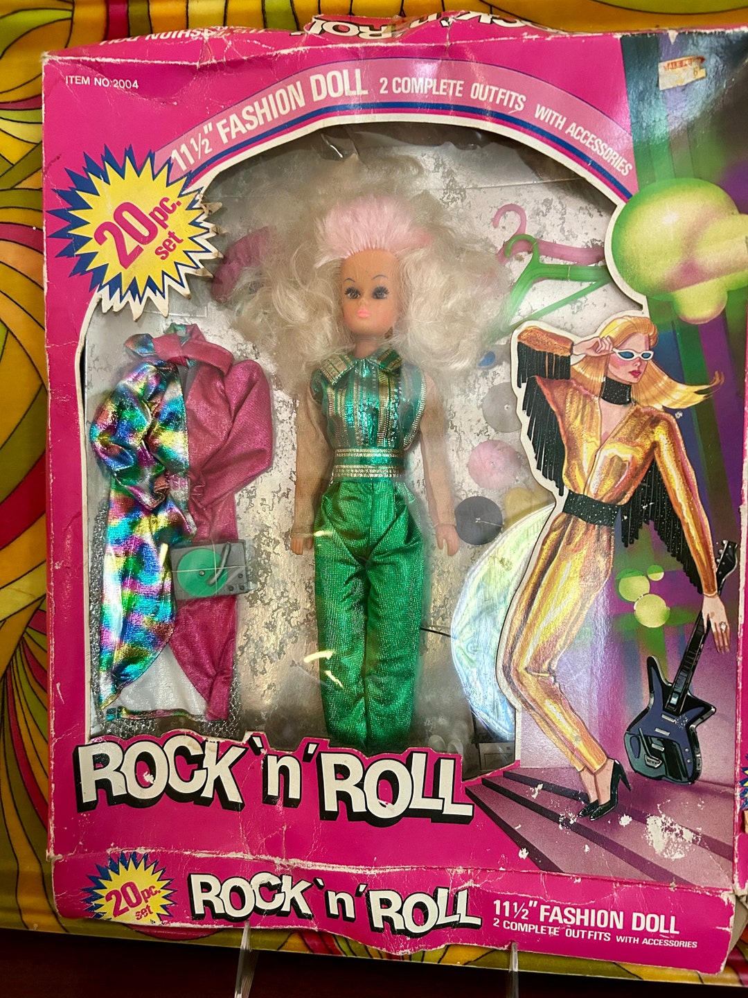 Vintage Totsy Ms. Rock N Roll Jem Clone Doll on Original Card in Very ...