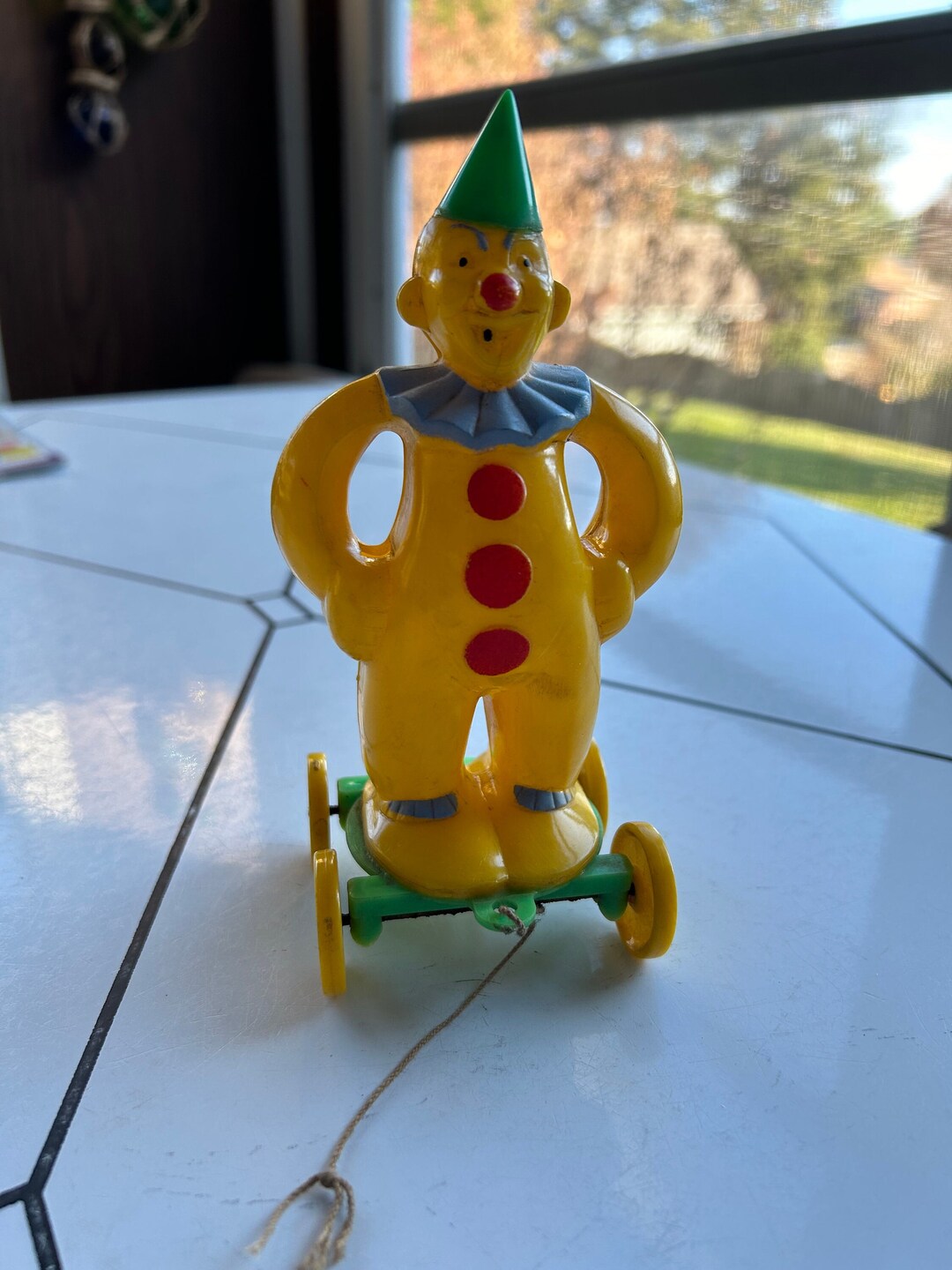 Rosbro Plastic Clown Pull Toy Candy Container - Etsy