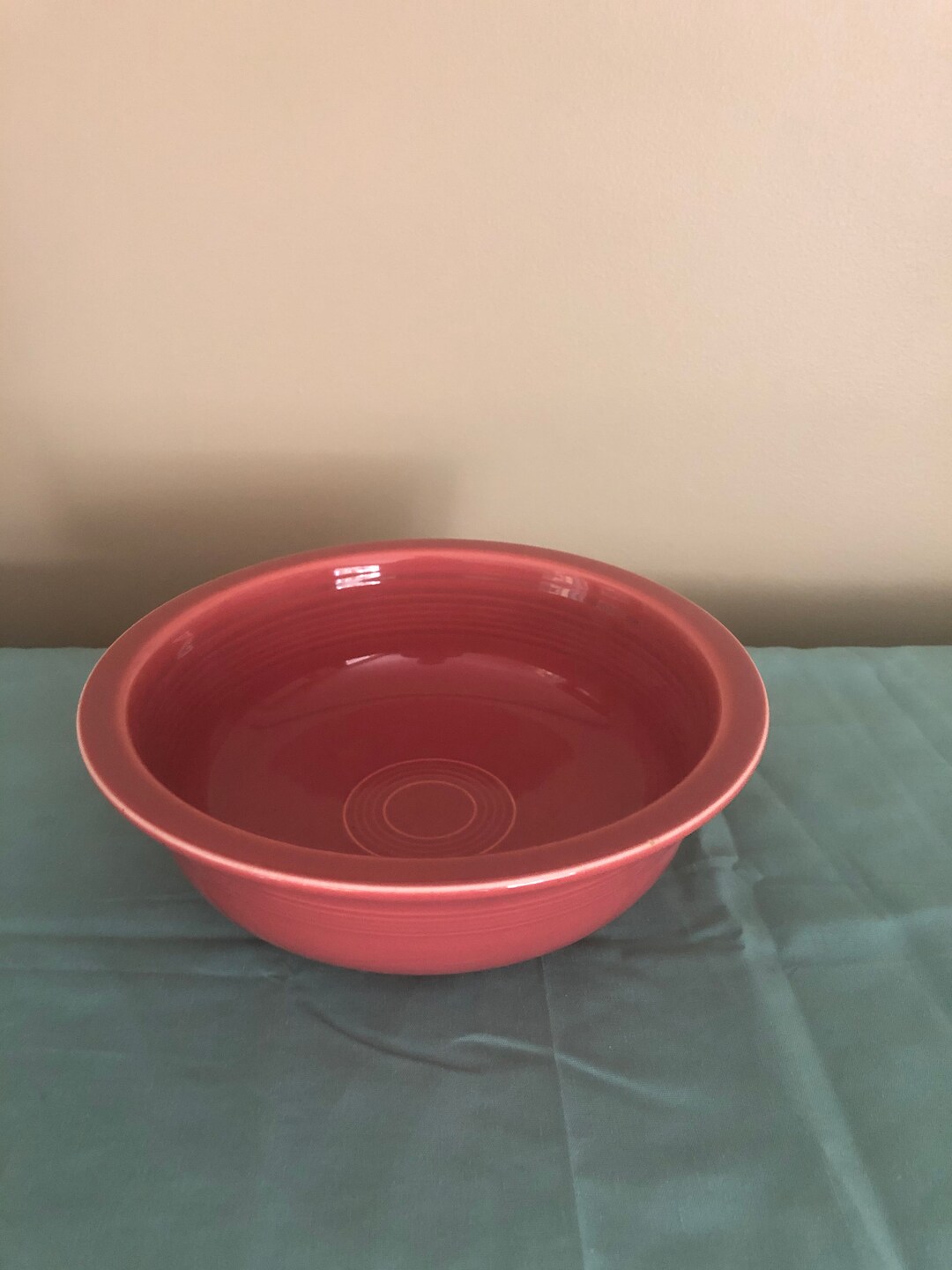 Vintage Old Fiestaware Rose Pink Mauve Vegetable Bowl Very Good ...