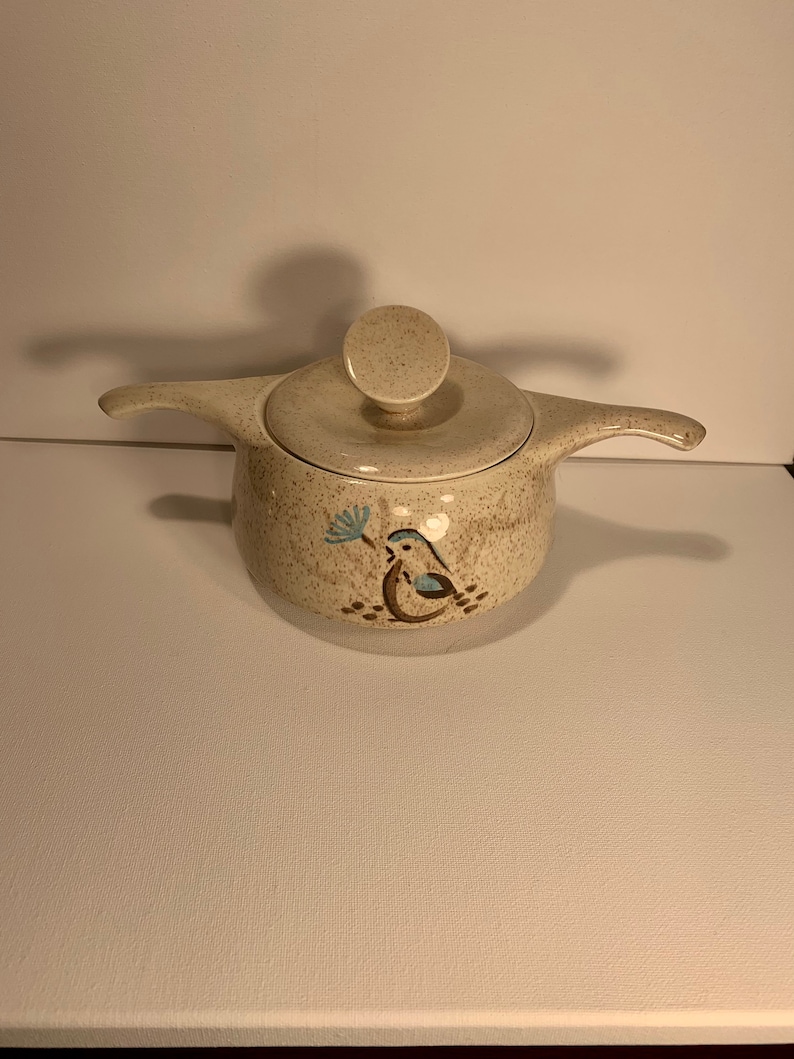 Red Wing Pottery Bob White Quail Covered Dish Casserole - Etsy