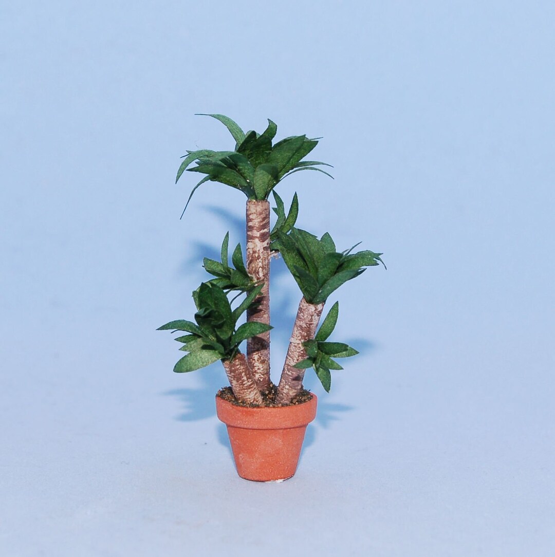1:24 Scale 1/2 Inch Scale Dollhouse Miniature-yucca Plant - Etsy