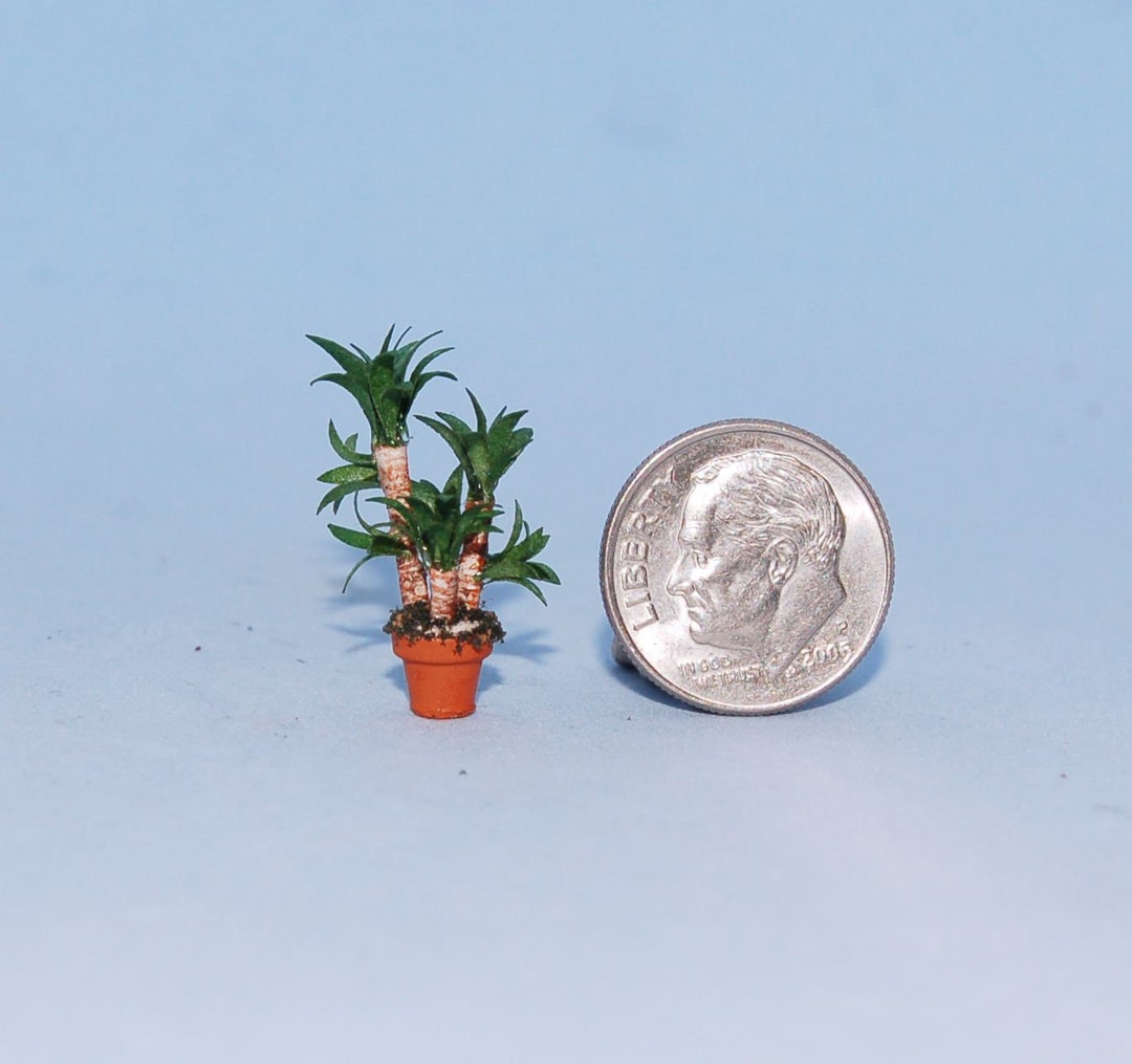 1:48 Scale 1/4 Inch Scale Dollhouse Miniature-yucca Plant - Etsy