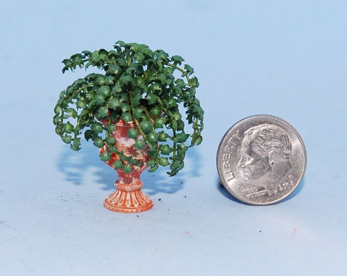 01 Miniature Ivy or Bush NATURAL Colored Medium Light Green Diorama ...
