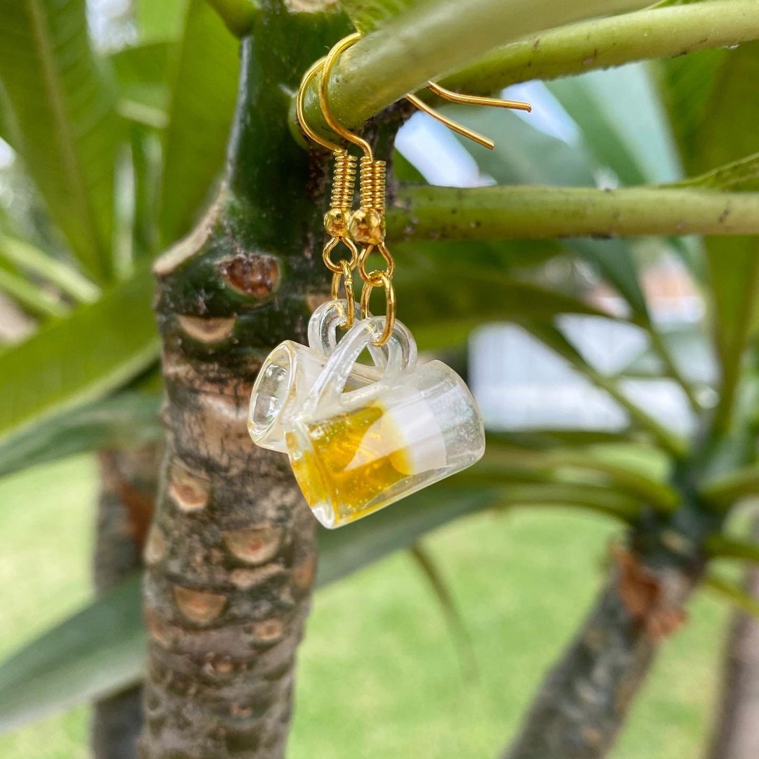 Beer Earrings - Etsy