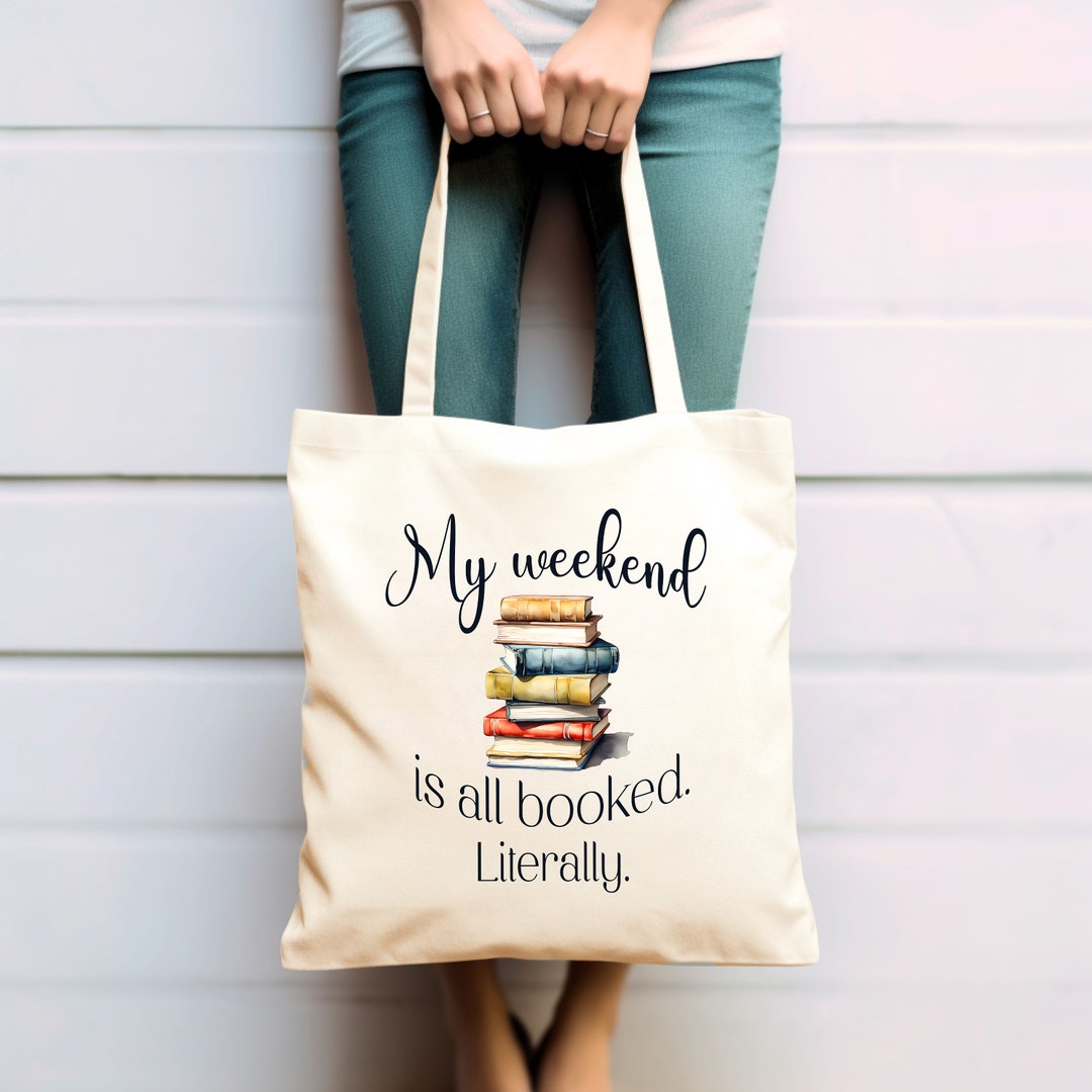 Book Lovers Tote Bag, Gift for Reader, Book Club Gift for Book Lover ...