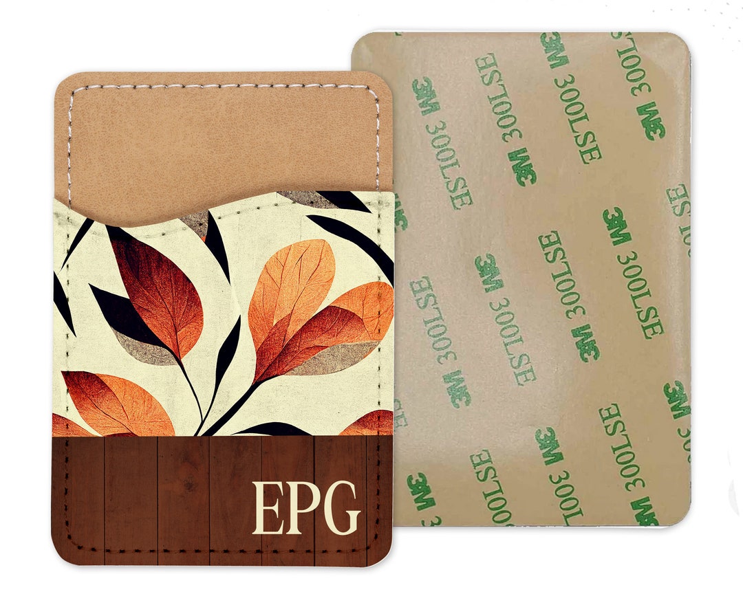Phone Card Holder, Personalized Cell Phone Wallet ID Holder, Adhesive ...