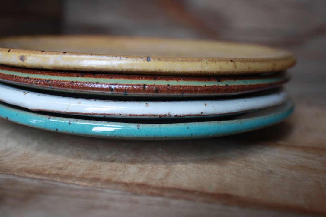Handmade Ceramic Dinner Plate by KJ Pottery - Unique Dinnerware Piece ...