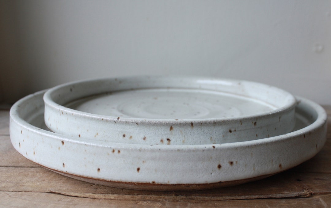 Handmade Ceramic Dinner and Salad Plate Set - KJ Pottery - Etsy