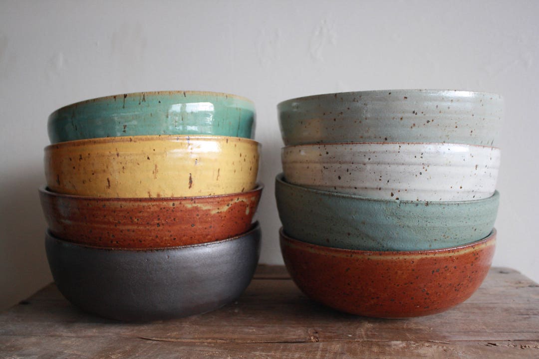 Handmade Ceramic Bowl for Ramen or Pho - Unique Dinnerware by KJ ...