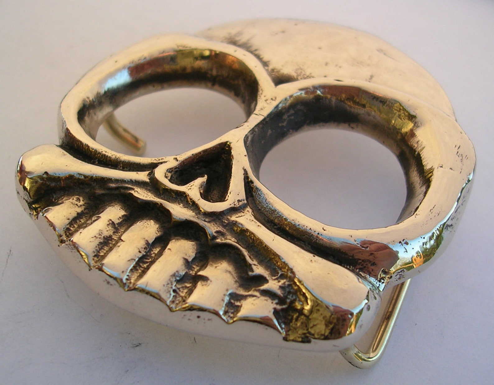 Knucklehead Skull Belt Buckle - Etsy