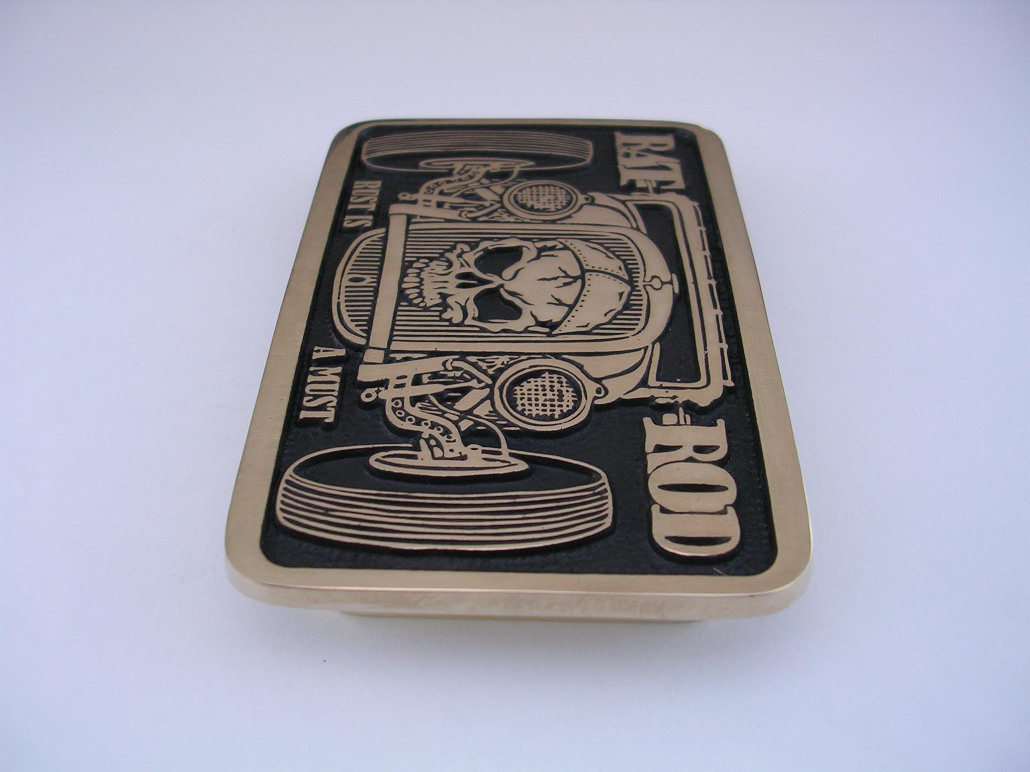 Rat Rod Car Belt Buckle - Etsy