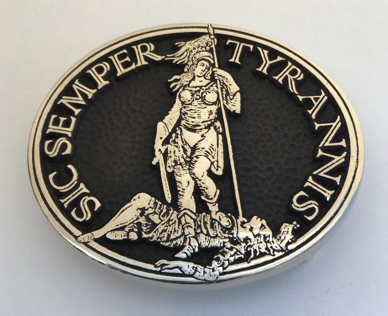 Sic Semper Tyrannis - Belt Buckle - Etsy