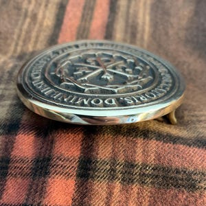 Jesus Prayer Buckle - Christogram Handmade Brass - Christian Gift - Etsy