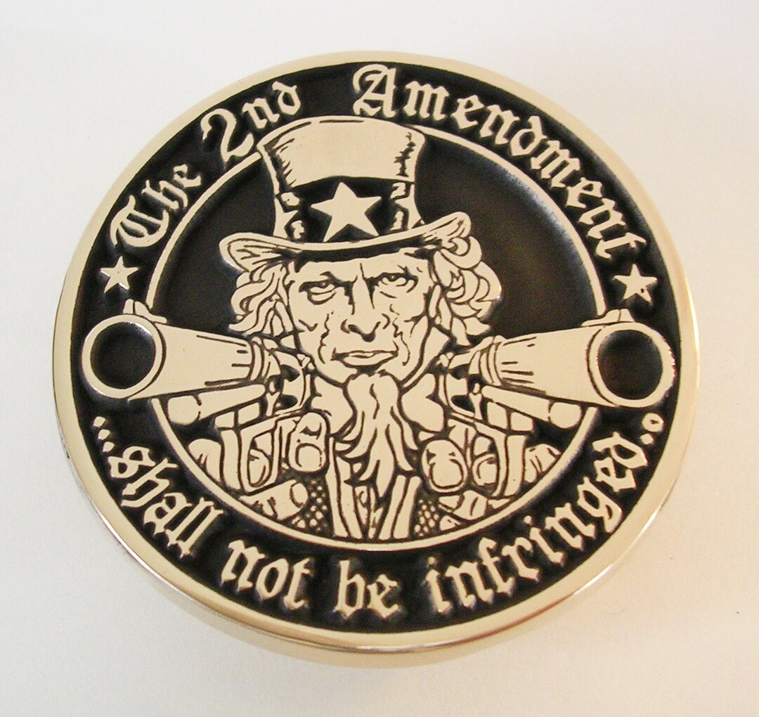 Uncle Sam the 2nd Amendment ...shall Not Be Infringed. Belt Buckle - Etsy