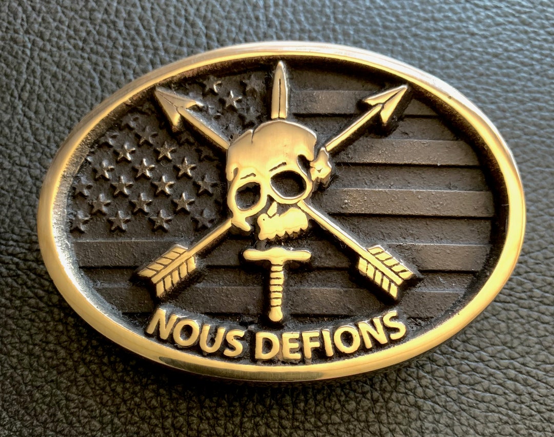 Nous Defions Buckle Made in the USA - Etsy