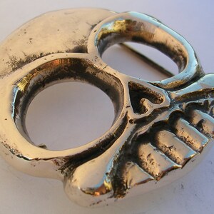 Knucklehead Skull Belt Buckle - Etsy