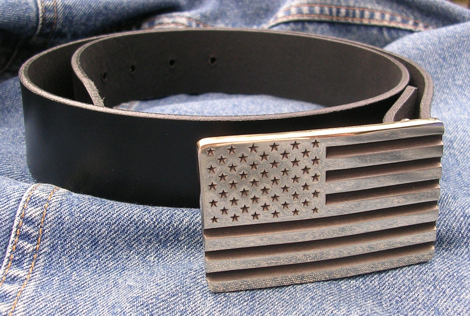 American Flag Belt Buckle USA - Etsy