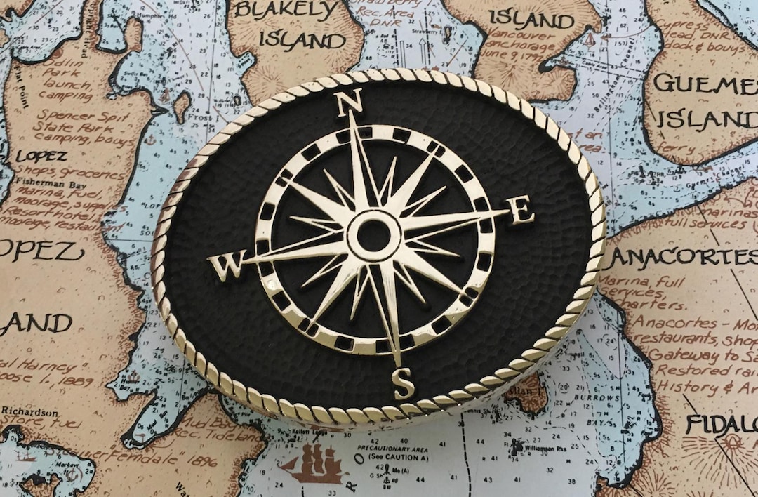 Compass Rose Buckle - Etsy