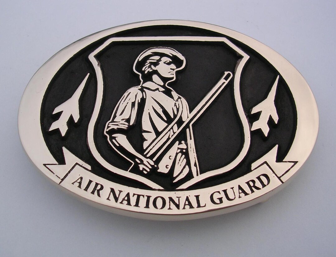Air National Guard Belt Buckle - Made in the USA - Etsy
