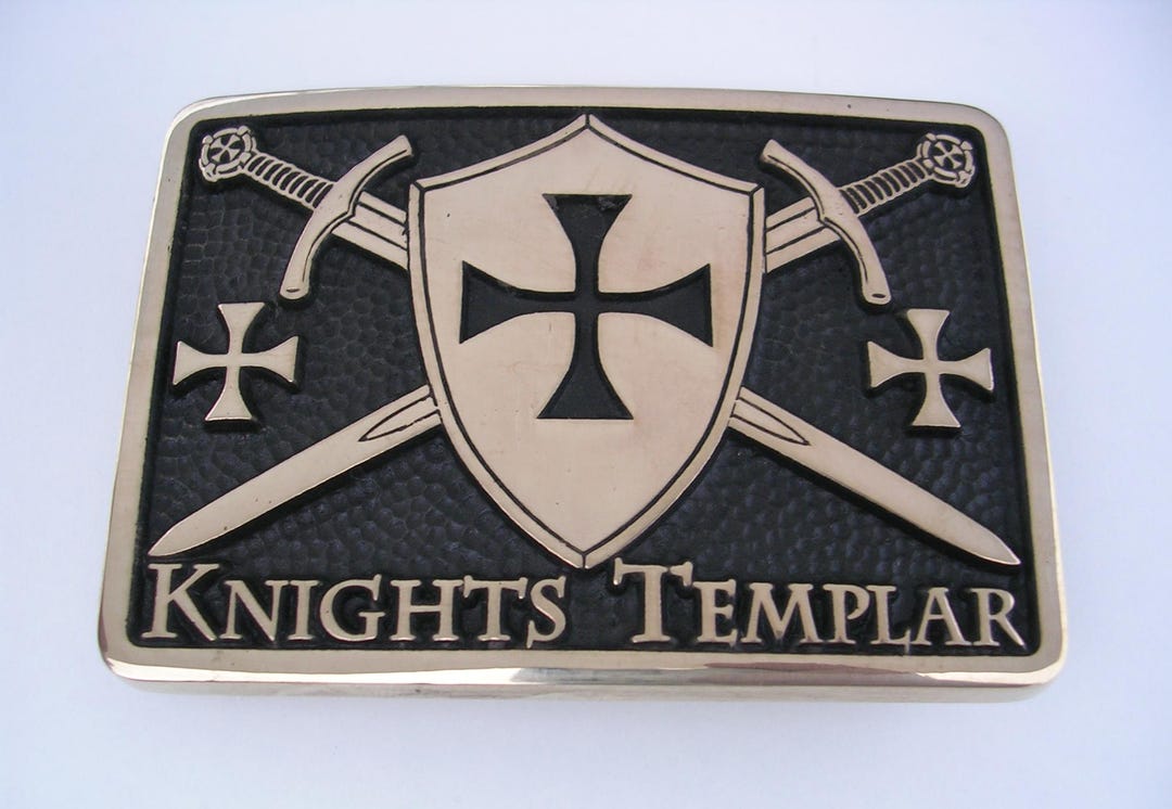 Knights Templar Belt Buckle - Etsy