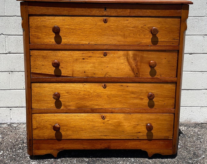 Antique Dresser With Lift Top Area Traditional Style Storage Display ...