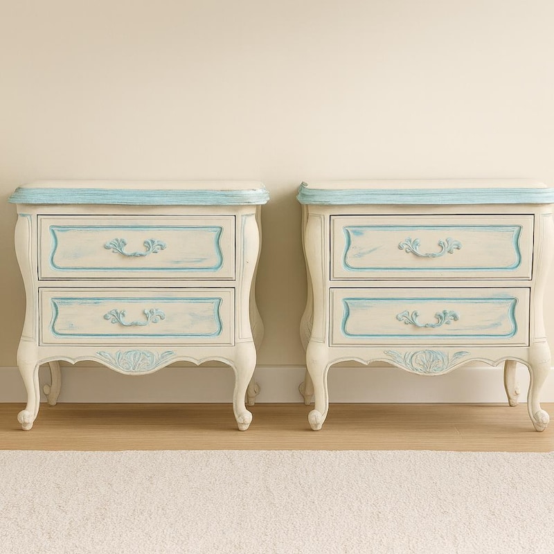 Provincial Bedside Table - Etsy