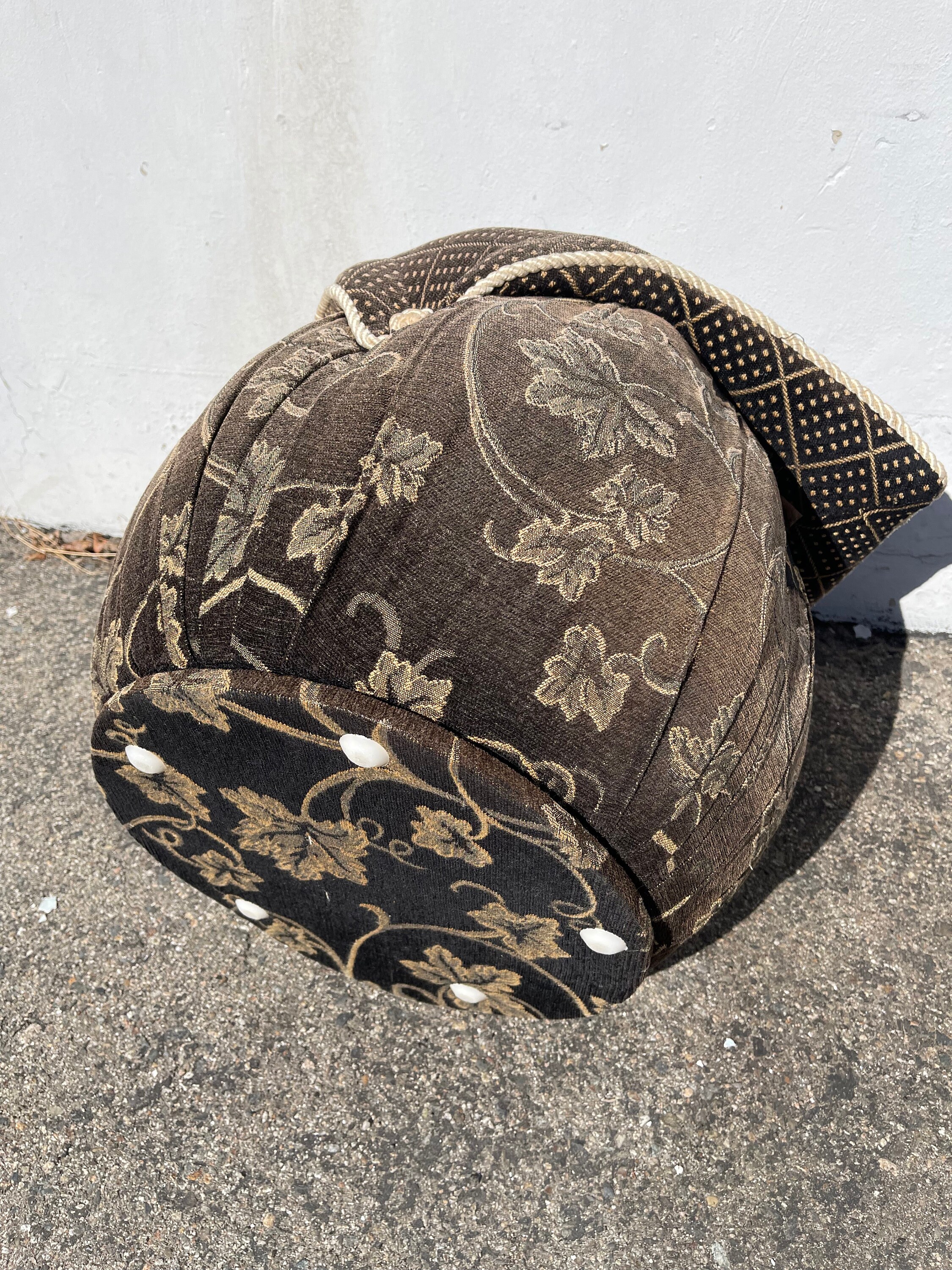 Vintage Stool Ottoman French Provincial Seating Bench Chair Hassock ...