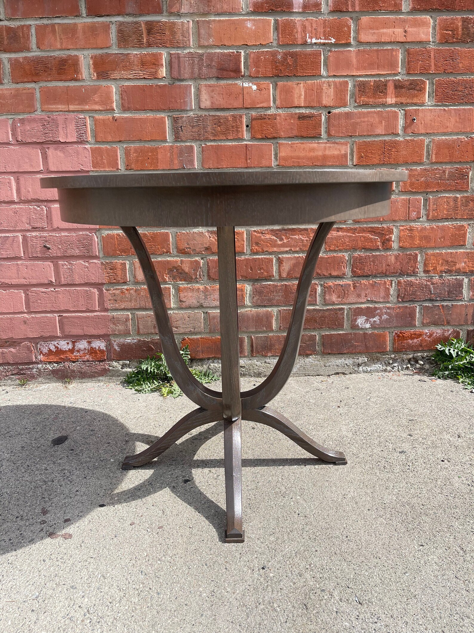 Custom Contemporary Side Table Solid Wood Pedestal Base Accent - Etsy