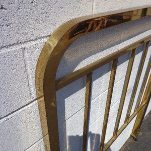 Pair of Headboards Twin Bed Single Headboard Brass Gold Furniture ...