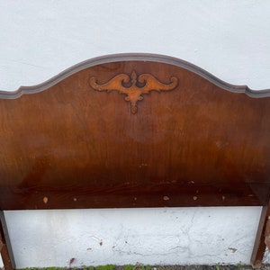 Antique Full Size Bed Shabby Chic Primitive Rustic Provincial Headboard ...