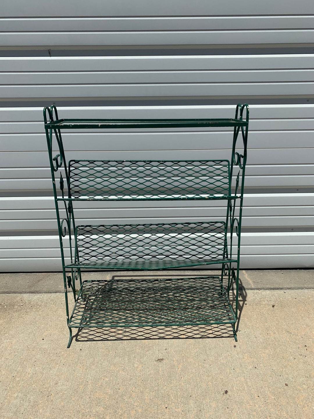 Antique Rack Planter Primitive Rustic Kitchen Storage Vintage Shelving ...