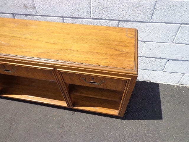 Console Sofa Table Tv Stand Drexel Accolade Campaign Dresser Chest ...