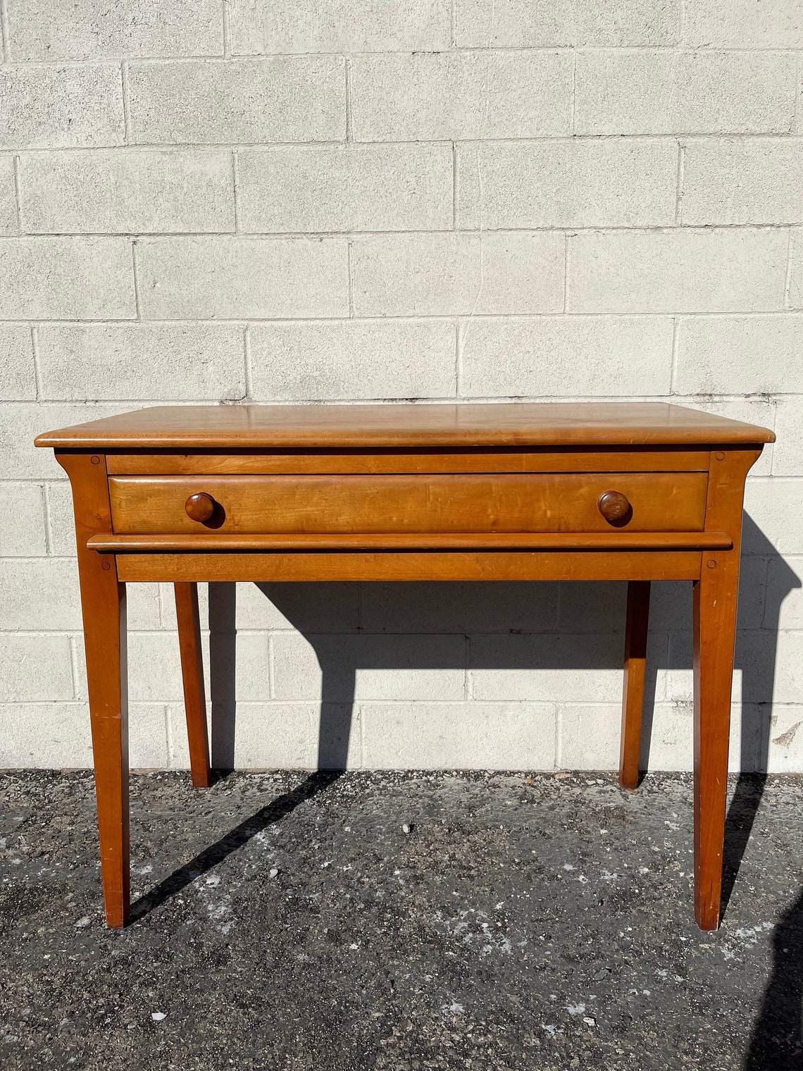 Antique Student Desk Vanity Table Homeschool Kids Writing Oak | Etsy