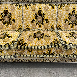 Versace Baroque Style Sofa | Vintage Hollywood Regency Designer Couch ...