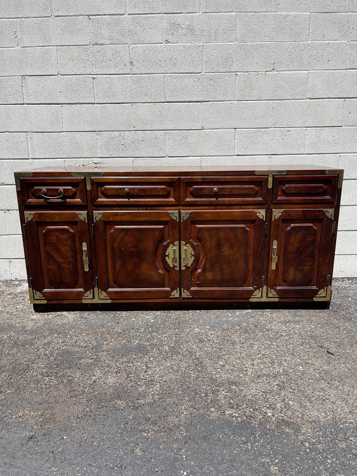 Buffet Dresser Asian Pagoda Chinoiserie Boho Chic Ming Chest - Etsy