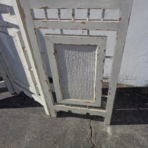 2 Antique Cane Privacy Screens Panels Headboard Bed Country | Etsy