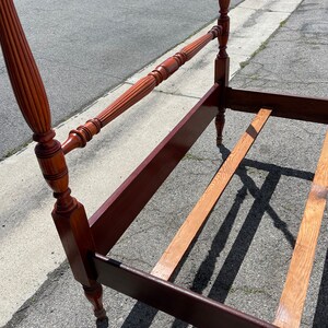 Antique Full Size Poster Bed Shabby Chic Primitive Provincial Headboard ...