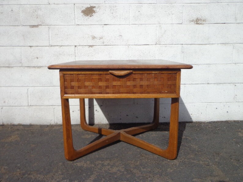 Mid Century Modern Table Lane Perception Accent End Table | Etsy