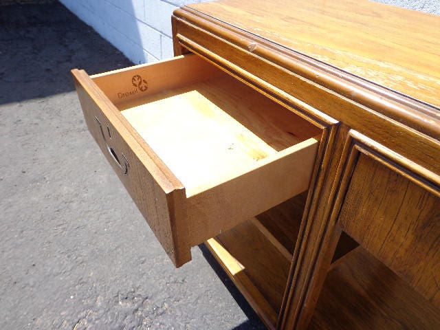 Console Sofa Table Tv Stand Drexel Accolade Campaign Dresser Chest ...