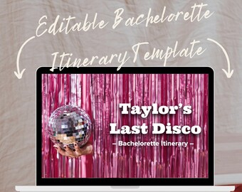 Bachelorette Itinerary Template - Powerpoint & Google Slides Compatible ...