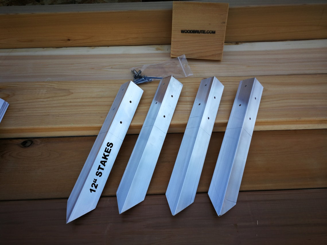 Ground Stakes Set of 2 or 4 Heavy Duty Commercial Grade | Etsy Canada