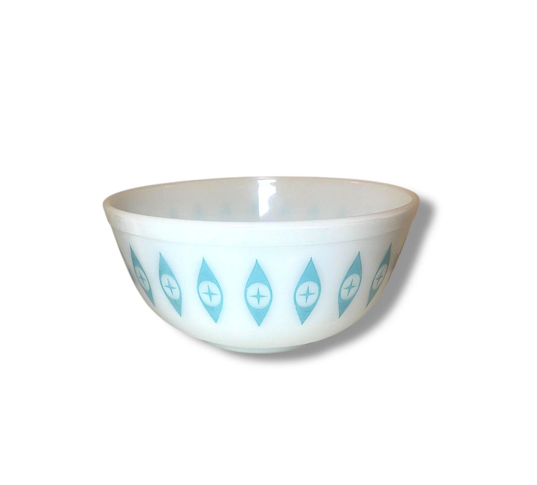 PYREX: VERY RARE 1950s Atomic Eye Pyrex 403 Mixing Bowl Chip Bowl Hot ...