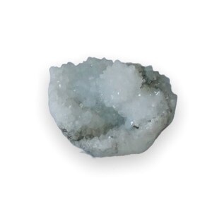 NATURAL CURIO: Milky Snow White Quartz Geode Chunk Druzy Crystal Reiki ...