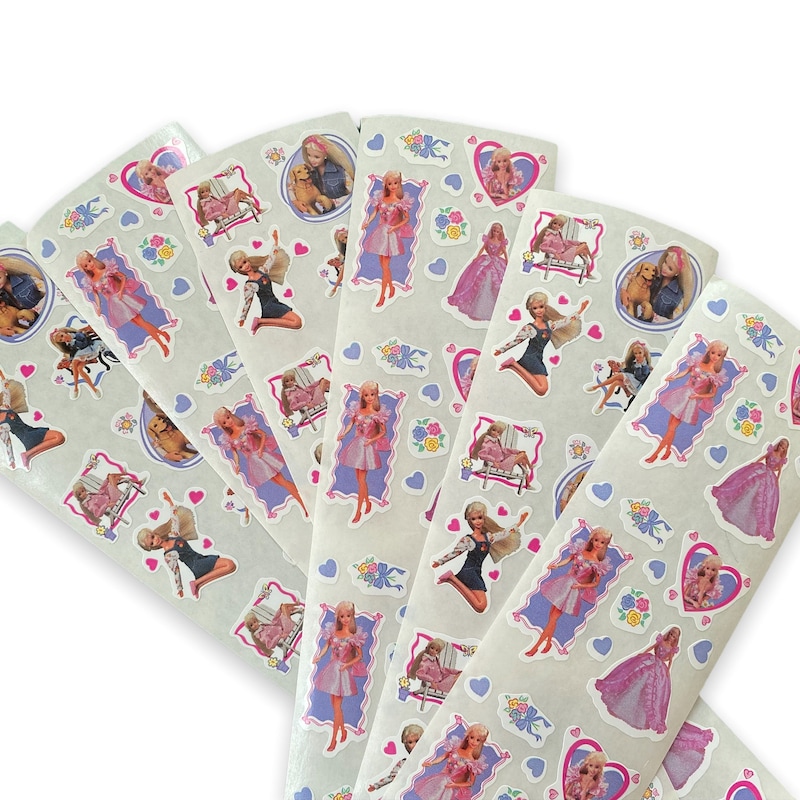 Sticker Sheets Barbie - Etsy