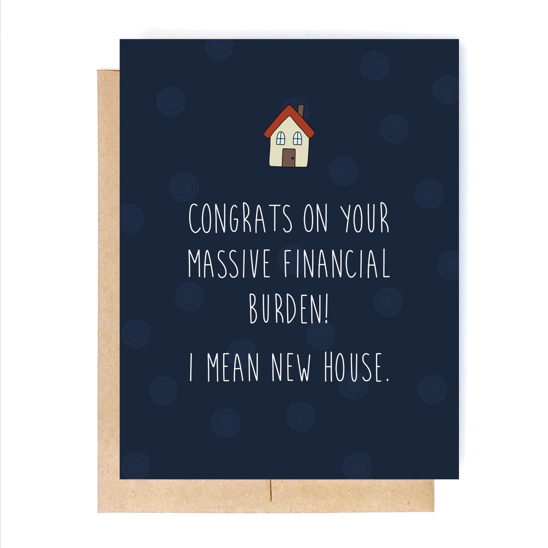 Funny New House Congratulations - New House Card - New House Congrats ...