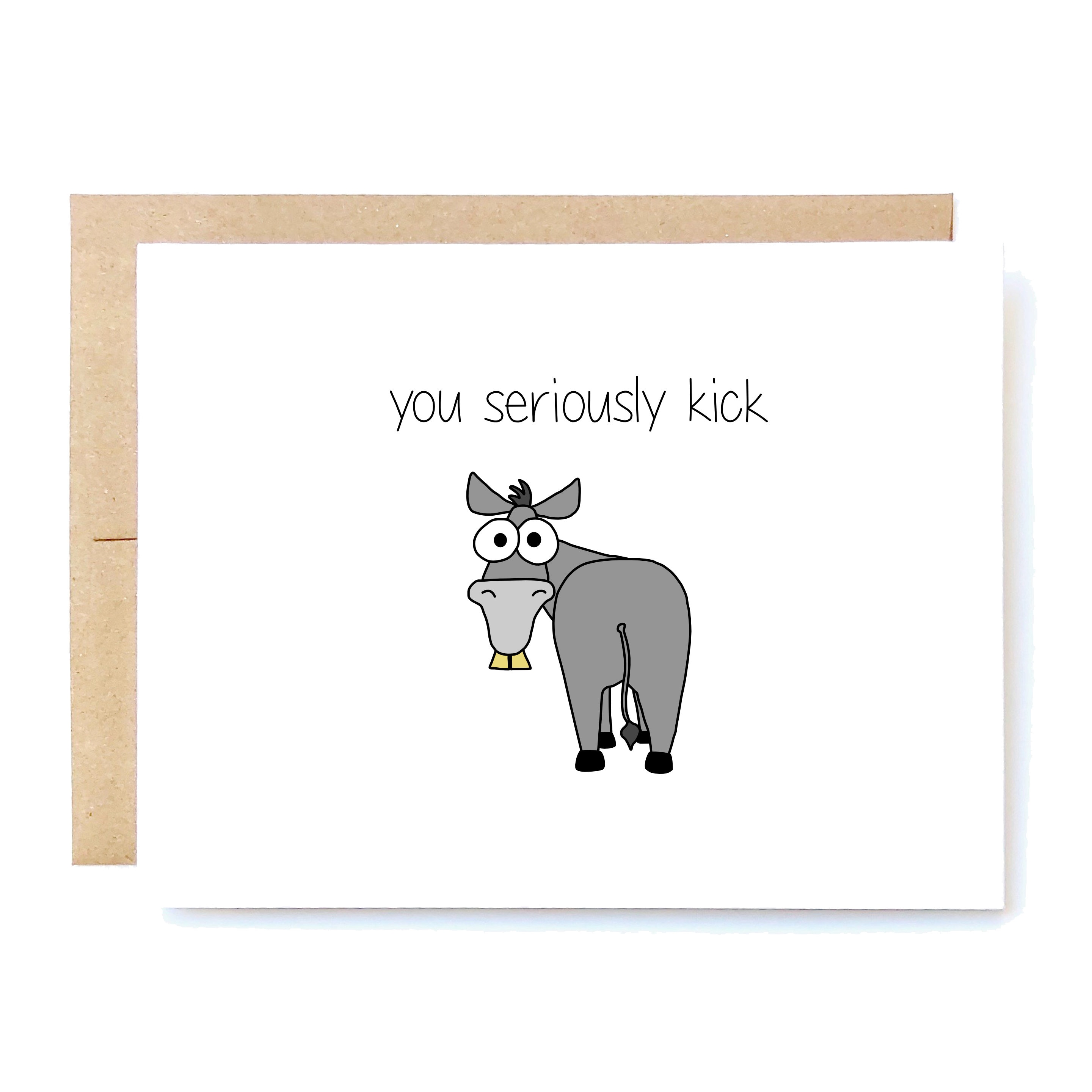 Funny Thank You Card Congratulations Card You Kick Ass. - Etsy
