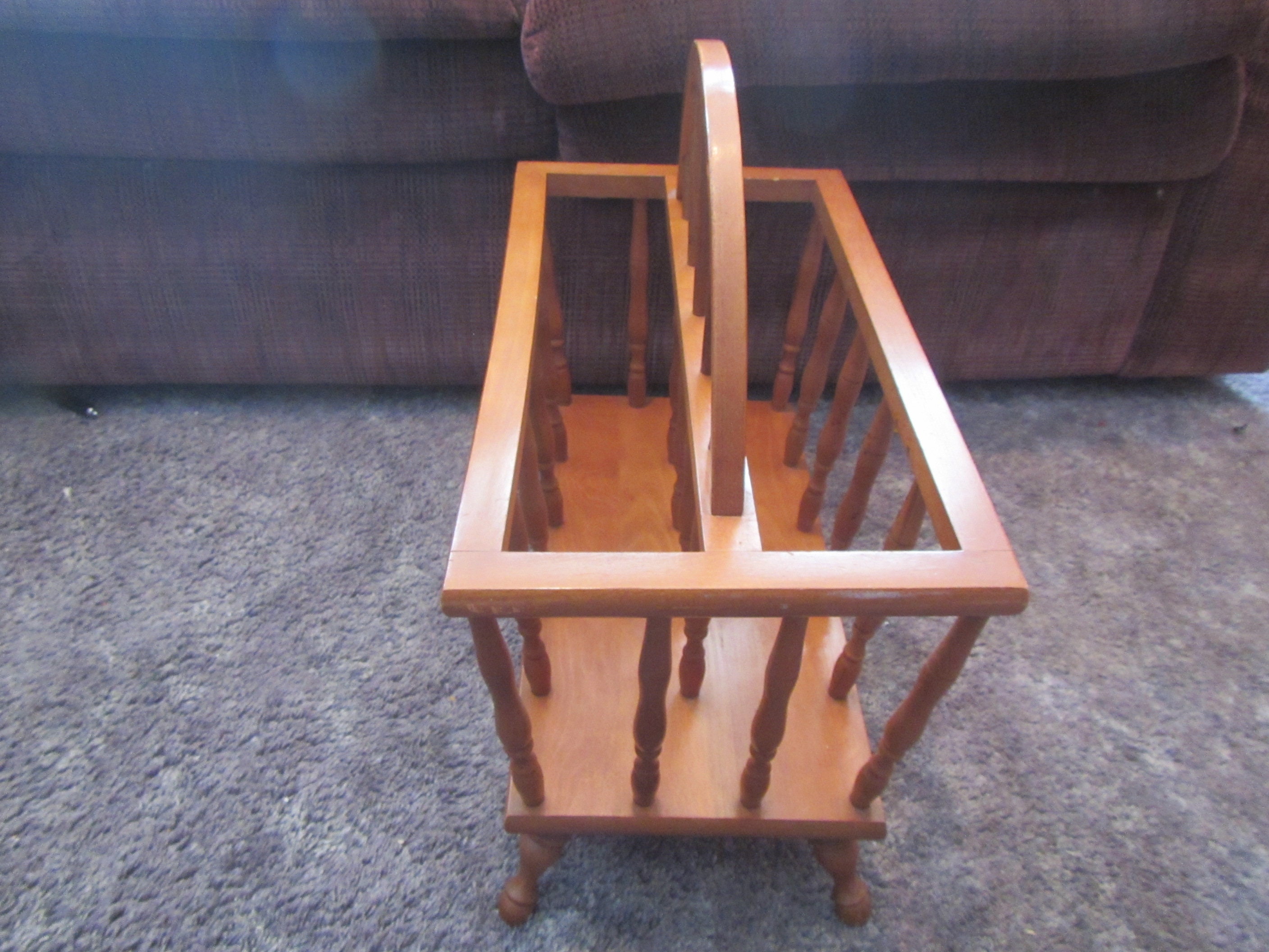 Wood Magazine Rack Wood Magazine Stand Wood Magazine - Etsy